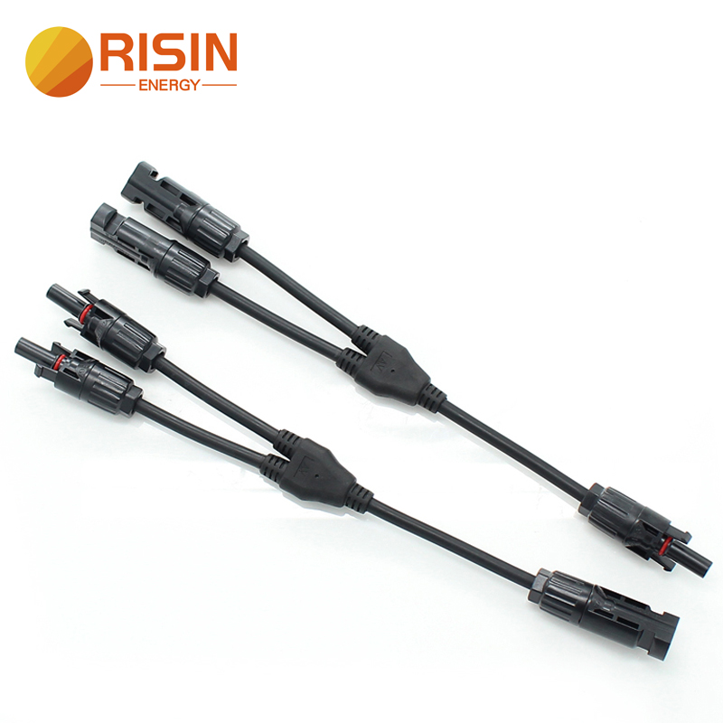 China 2to1 MC4 Y Connector Connecting Solar Panels in parallel or ...