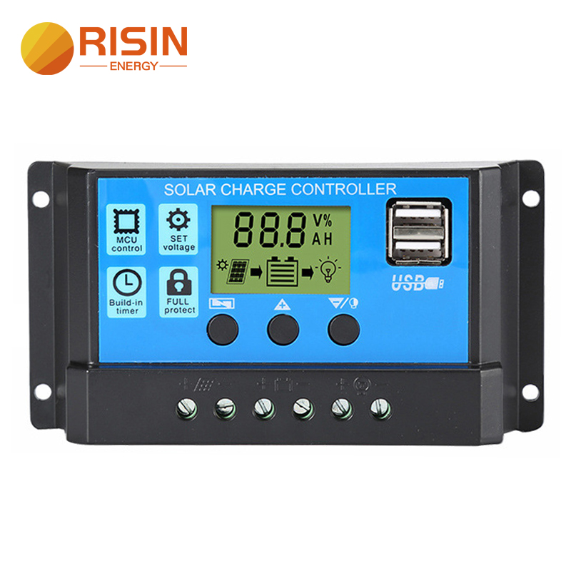 China 10A 20A 30A 12V 24V Intelligent PWM Solar Charge Controller ...
