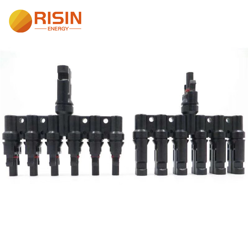 China 6 to 1 MC4 Splitter Connecting Solar Panels in parallel factory ...